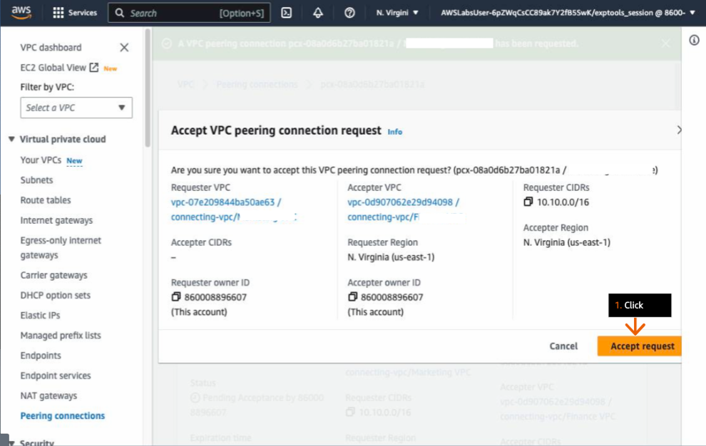 How to connect VPCs using VPC Peering | 株式会社アットマーク・ソリューション